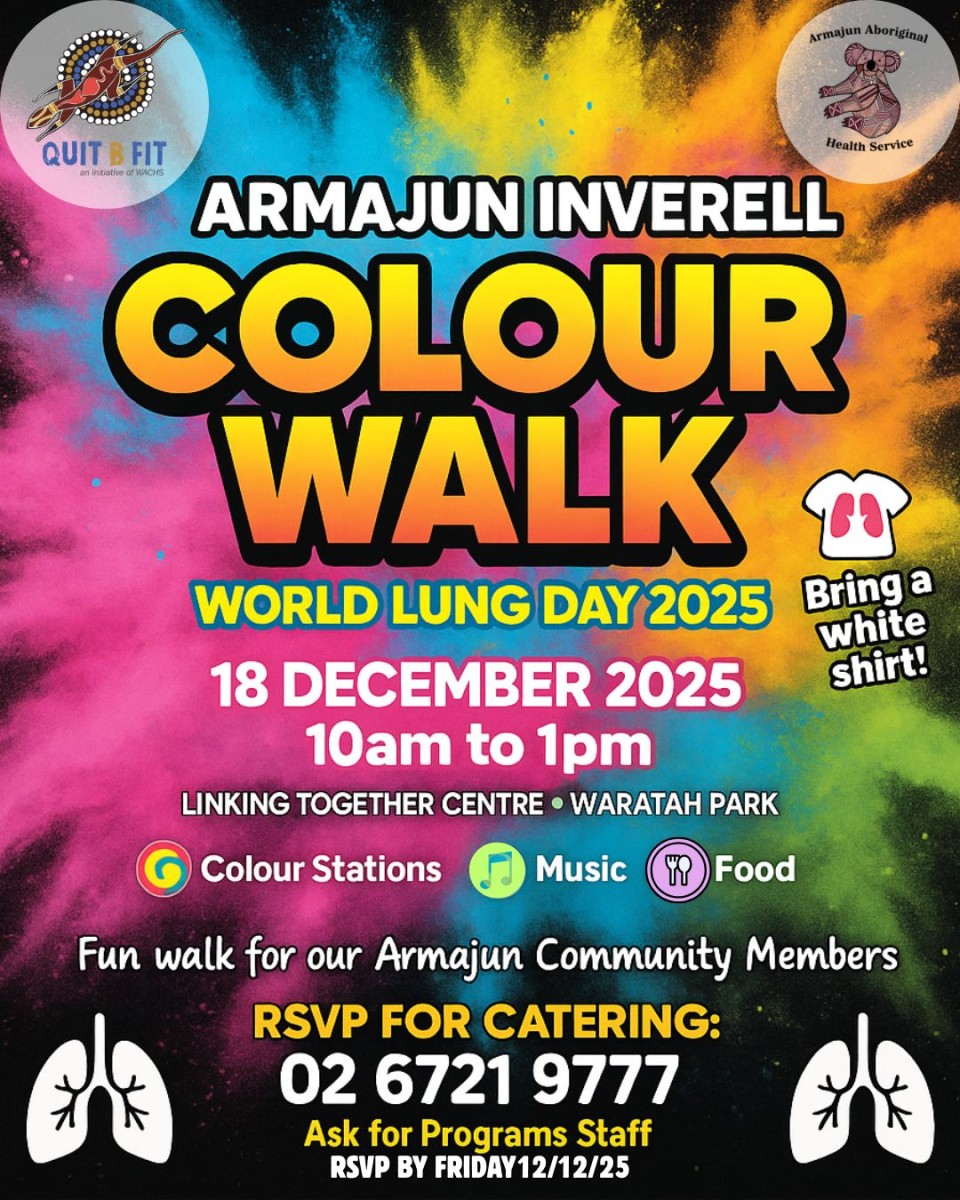 World Lung Day Colour Walk